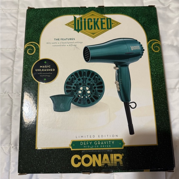 Conair | Hair | Conair Wicked Defy Gravity Hair Dryer Teal | Poshmark